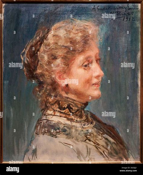 Retrato De Encarnación Torres Esposa De Emilio Álvarez 1912 Ignacio
