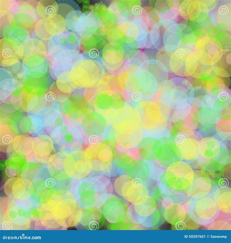 Rainbow Blur Bokeh Background Stock Image Image Of Spiral Bubble