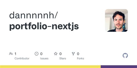 github dannnnnh portfolio nextjs