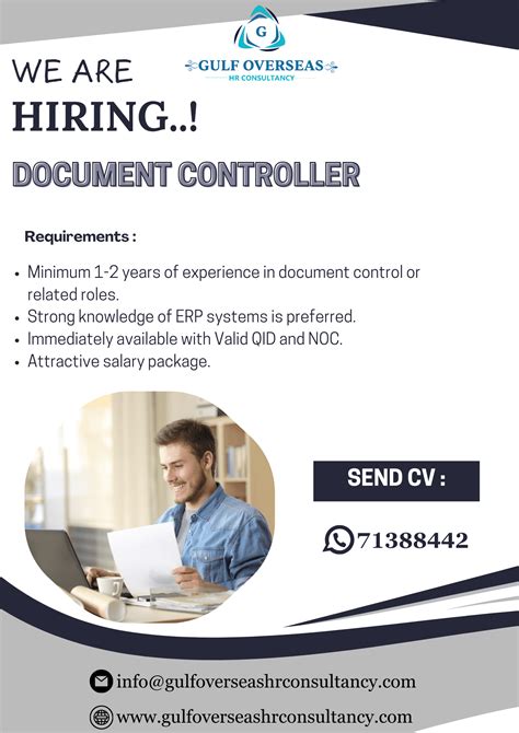 Document Controller Gulf Overseas Hr Consultancy