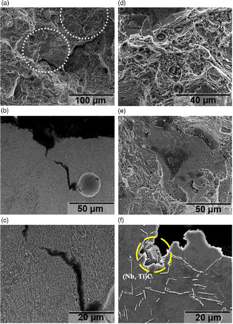 Sem Micrographs After Impact Tests At Cryogenic Temperaturefracture Download Scientific