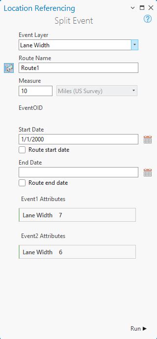 Split An EventArcGIS Pro Documentation