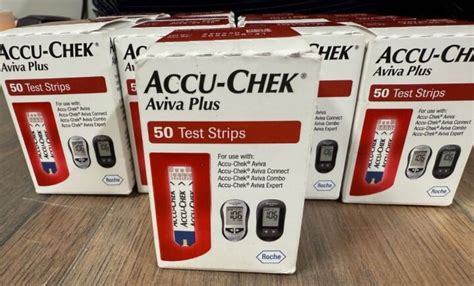 New Other Accu Chek Aviva Plus Test Strips 50ct Test Kit For Sale