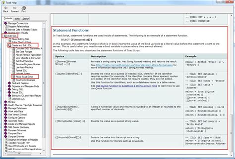 Toad For Sql Server Andandvariablename Not Giving A Prompt Toad For Sql