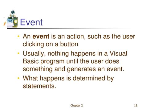PPT Chapter Visual Basic Controls And Events PowerPoint Presentation ID