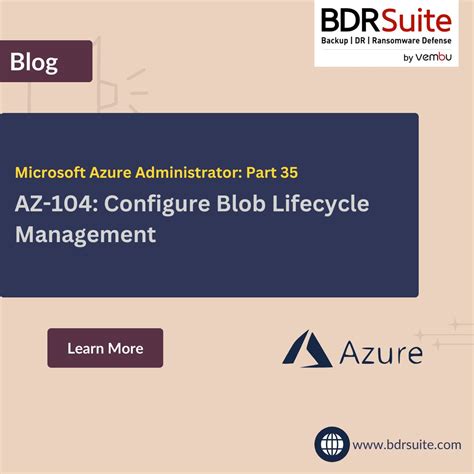 Vembu Technologies On Linkedin Azure Cloudstorage Az104