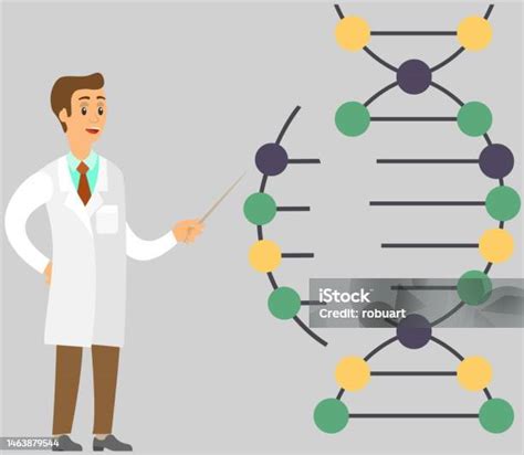 Dna 분자를 연구하는 과학자 유전공학 생명공학을 이용한 유전자 조작 Dna에 대한 스톡 벡터 아트 및 기타 이미지 Dna 개념 과학 Istock