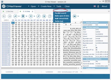 Ci Hex Viewer A Professional Editor Of Any Binary Data