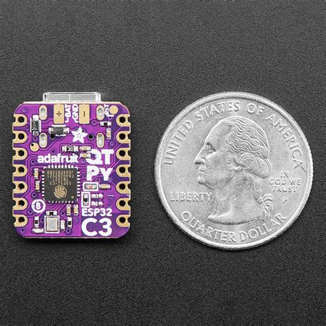 Adafruit Qt Py Esp32 C3 Wifi Dev Board With Stemma Qt The Pi Hut