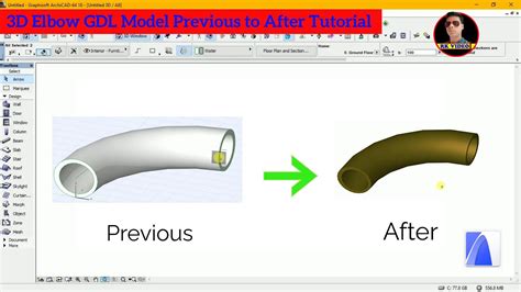 Archicad Tutorial 3d Elbow Gdl Model Tutorial In Customize