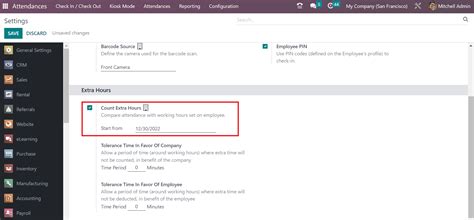 Configuration In Odoo 16 Attendance App Odoo V16 Enterprise Edition Book