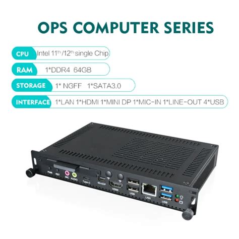 Th Gen Core I I I Pin OPS Computer DDR Interactive Device OPS Mini PC OPS And OPS PC
