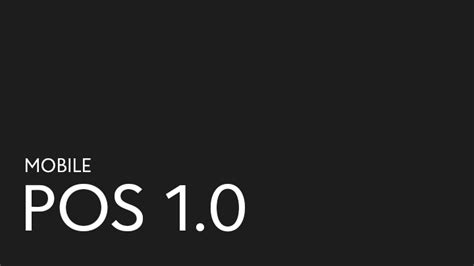 Pos Mobile 10 Release Notes Task