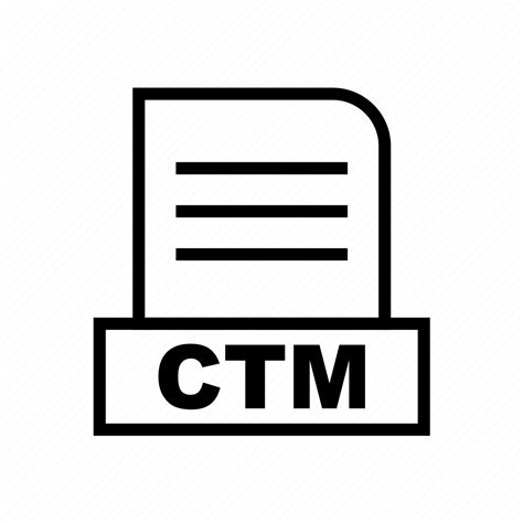 Ctm Document File Icon Download On Iconfinder
