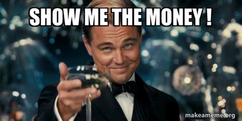 Show Me The Money Great Gatsby Reaction Leonardo Dicaprio Toast