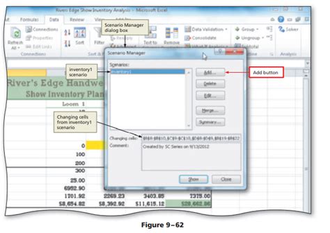Solved Click Scenario Manager On The What If Analysis Menu To Display The 1 Answer