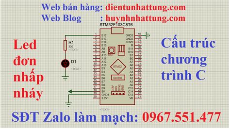 Hiển Thị Led đơn Chương Trình Led đơn Cơ Bản Lập Trình Stm32 Keil C