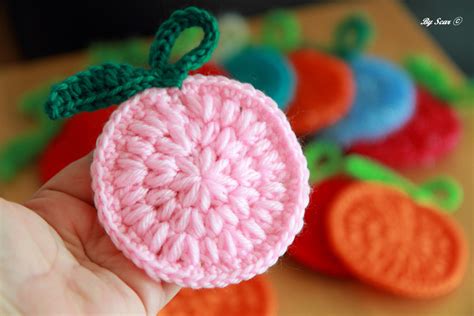 오렌지 코바늘 수세미 도안 동영상 ~수세미뜨기도안 코바늘기초