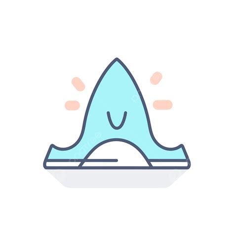 魚翅平面輪廓圖標 向量 白色背景上描繪魚翅的線性圖標 Flaticon 和 Dribbble 的矢量插圖 行為高清向量圖案素材免費下載