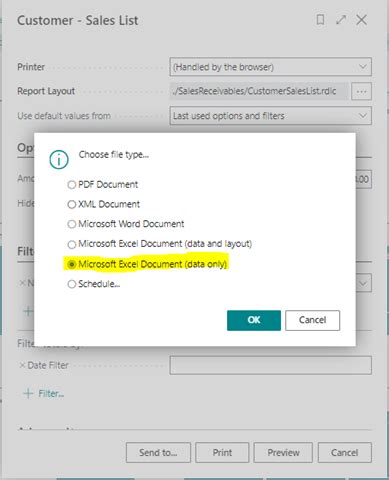 How To Create And Upload Excel Reports In Microsoft Dynamics 365 Business Central