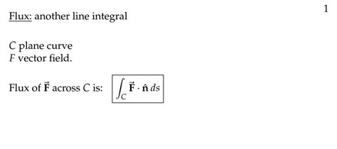 session 69 flux in 2d 1 multivariable calculus mathematics mit