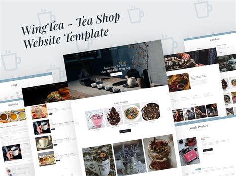 wingtea tea shop free bootstrap 5 html website template
