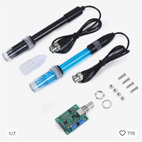 jual modul detector ph meter sensor probe deteksi ph detection arduino