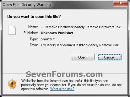 Open File Security Warning Allow Or Prevent To Unblock File Tutorials