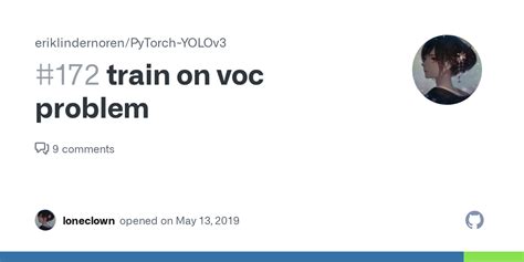 Train On Voc Problem · Issue 172 · Eriklindernorenpytorch Yolov3 · Github