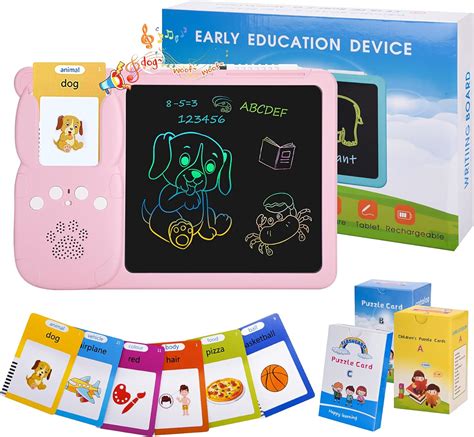 Комплект от 112 карти 224 думи интерактивен Lcd образователен таблет за писане и рисуване с