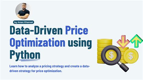 Price Optimization Using Python Aman Kharwal