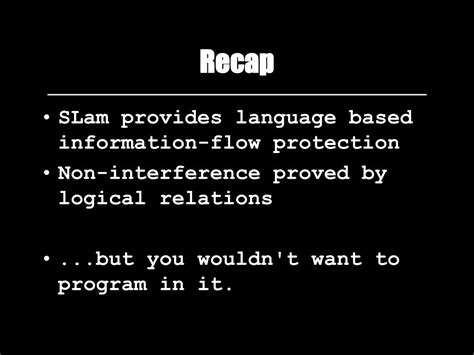 Ppt Information Flow Security And Programming Languages Powerpoint Presentation Id518440