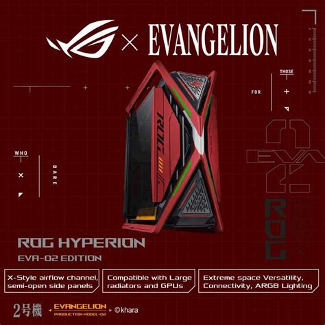 Asus Rog Gr701 Rog Hyperion Eva 02 Edition E Atx Pc Case Casing