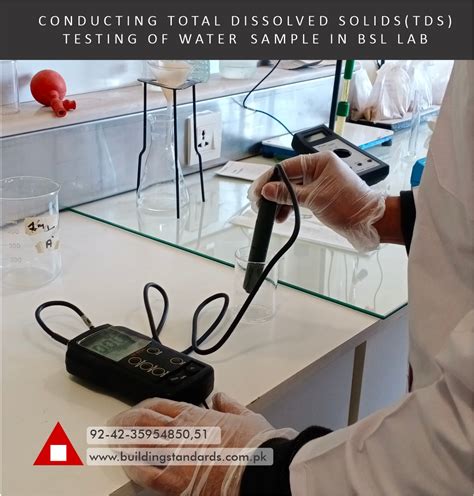 Building Conducting Total Dissolved Solids Tds Testing Of Water Sample In Bsl Lab