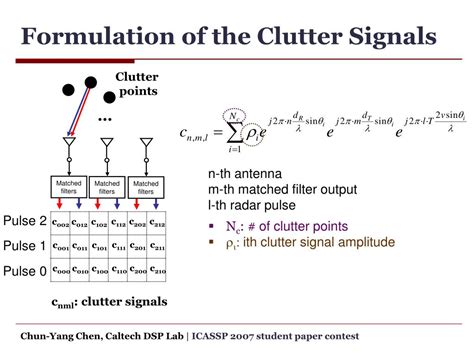 Ppt A Subspace Method For Mimo Radar Space Time Adaptive Processing