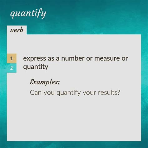 Quantify Meaning Of Quantify Youtube