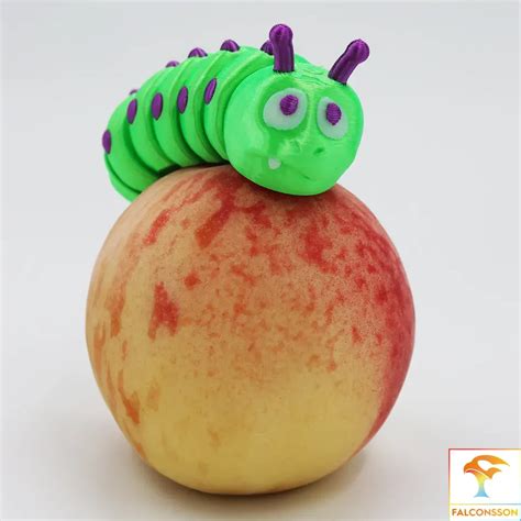 3d Printer Files 3mf File Goofy Apple Worm Creality Cloud