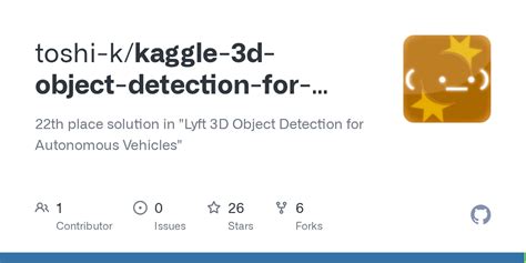 GitHub Toshi K Kaggle D Object Detection For Autonomous Vehicles Th Place Solution In