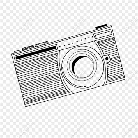 손으로 그려진 된 줄 원고 카메라 일러스트 일러스트를 닫습니다 사진기 삽화 Png 일러스트 무료 다운로드 Lovepik