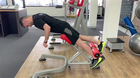 Unilateral Back Extensions Youtube