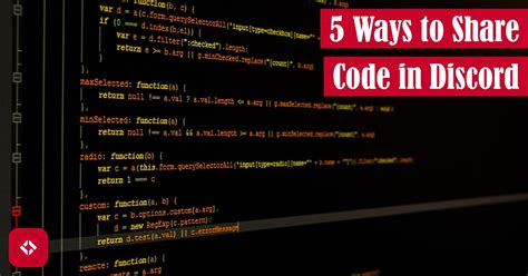 Ways To Share Code In Discord The Renegade Coder