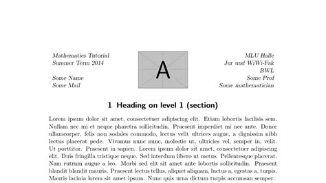 Templates Looking For Easy Header Design For Mathematical Work