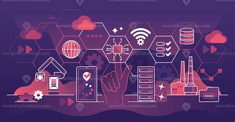 Digital Transformation In Business With Document Automation Outline Concept Vectormine