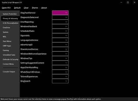 Windows 10 Sophia Script Wrapper V512 Free Download Software Reviews