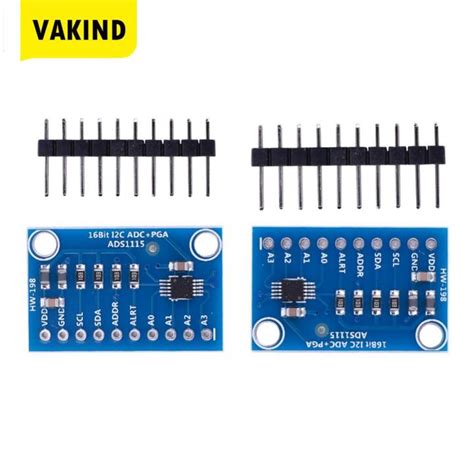 Ads1115 Adc โมดูล4ช่องสัญญาณขนาดกะทัดรัดพิเศษพร้อมโปรแกรมแอมขยายเสียงที่ได้รับ I2c ความแม่นยำสูง