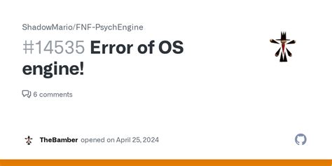 Error Of Os Engine · Issue 14535 · Shadowmariofnf Psychengine · Github