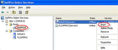 Installing SoftPro Select On A Pool Of Servers