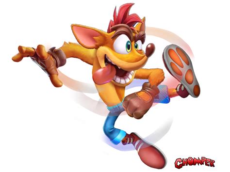Crash Bandicoot Smash Bros Style Render By Chomperdev1antart On Deviantart