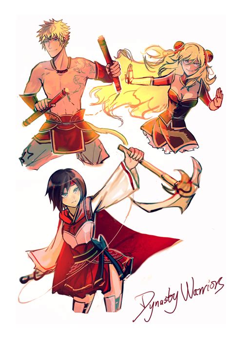 Dynasty Warriors Sun Ruby And Yang Acclast R Rwby