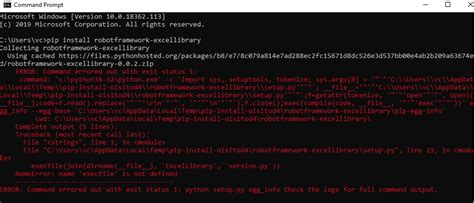 How To Fix Command Errored Out With Exit Status 1 Python Setuppy